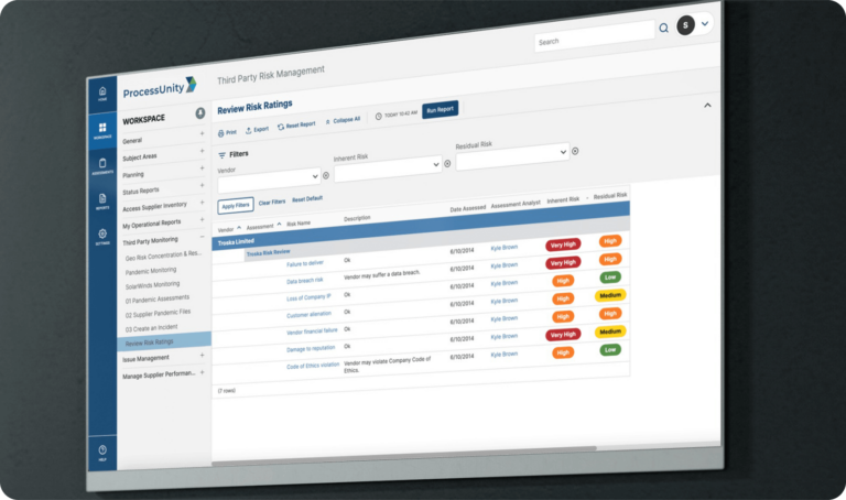 Best Practice Program for ProcessUnity Vendor Risk Management - ProcessUnity
